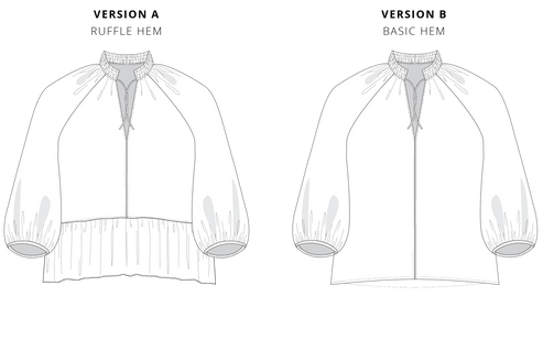 Poppy Blouse - PDF SEWING PATTERN – Pattern Scout Studio